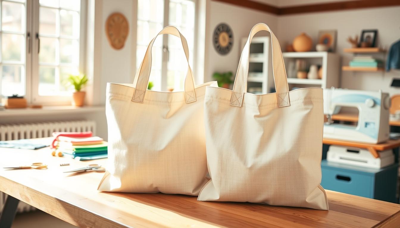 DIY Easy Sew Reusable Grocery Bags
